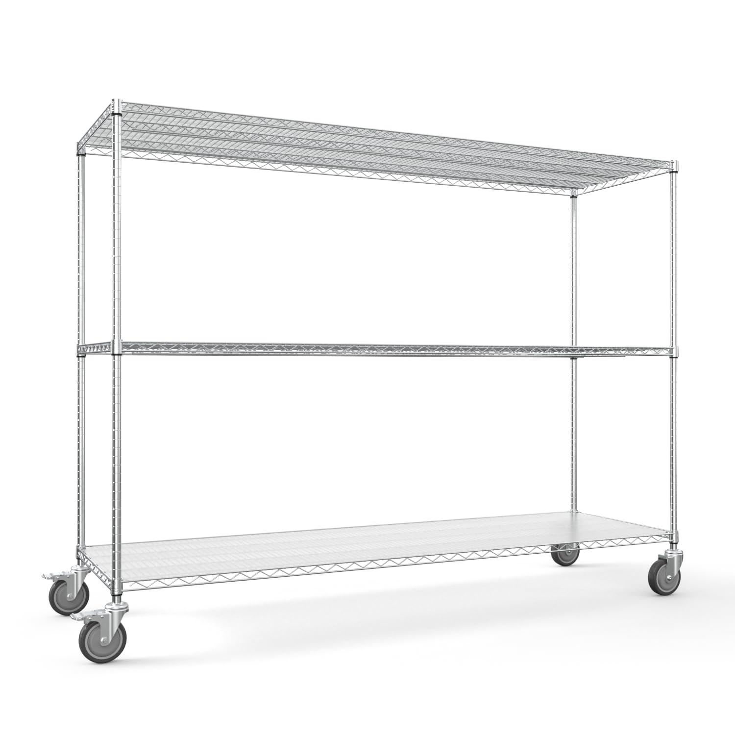 Amazon.com: 3 Tier NSF Wire Shelf Shelving Unit, 24 x 72 x 62 Inch ...