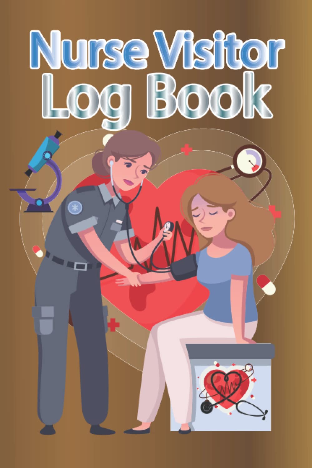 Nurse Visitor Log Book This Book Help You To Organized | Desertcart INDIA