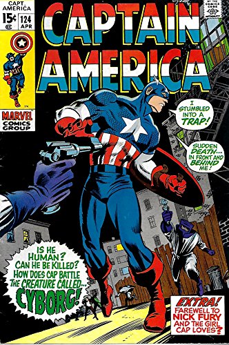 Captain America Issue # 124 stp the cyborg: Marvel: Amazon.com: Books