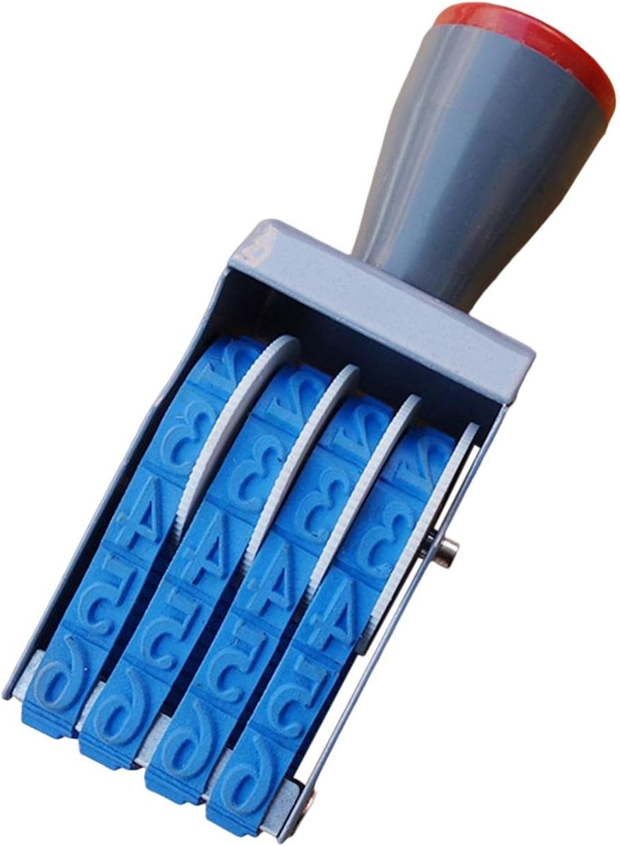 Amazon.com : Almencla Numbering Stamp Business Stamp Number Seal ...