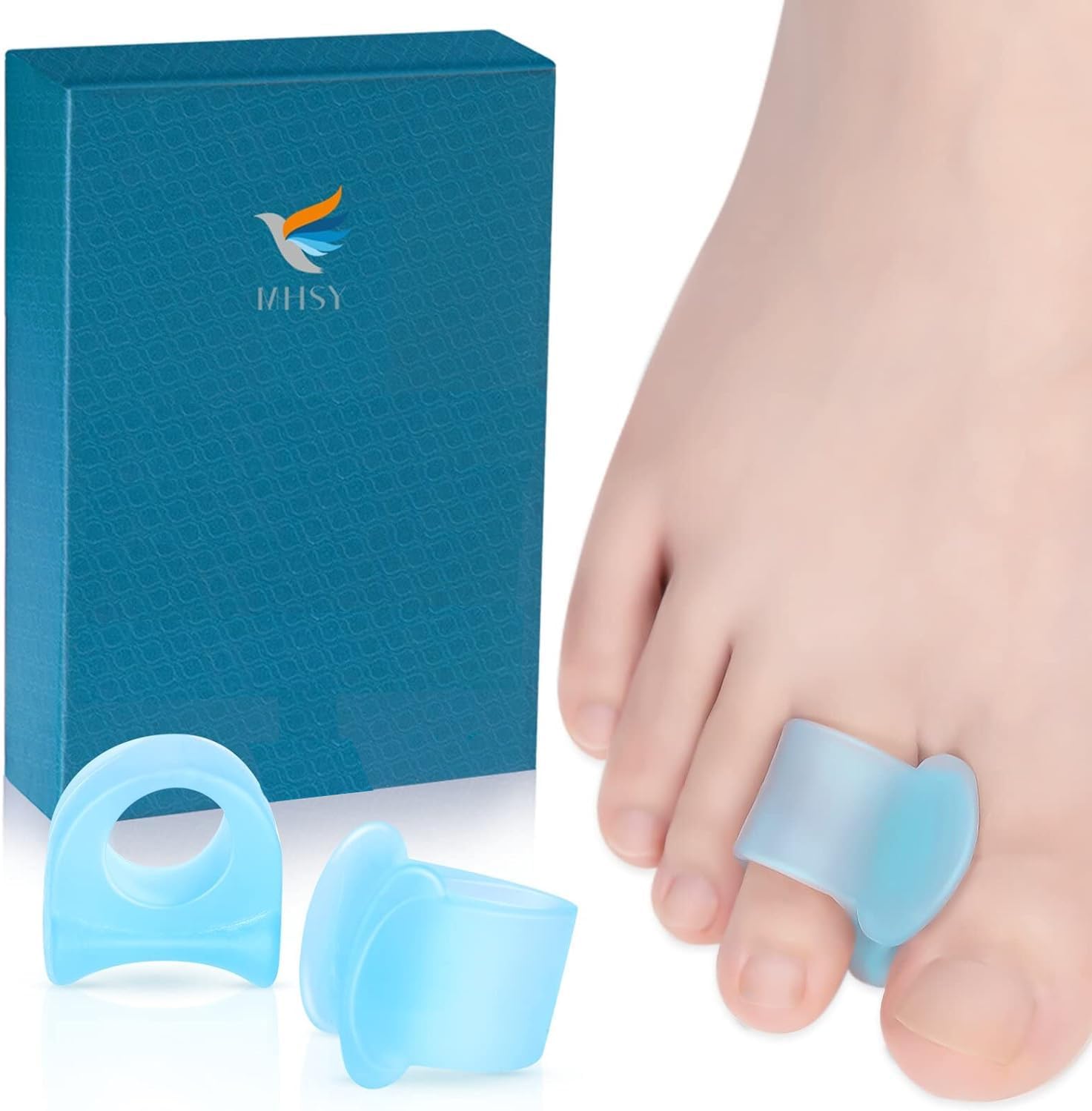 Amazon.com: Welnove Toe Separator for Overlapping Toes - Toe Spacers ...