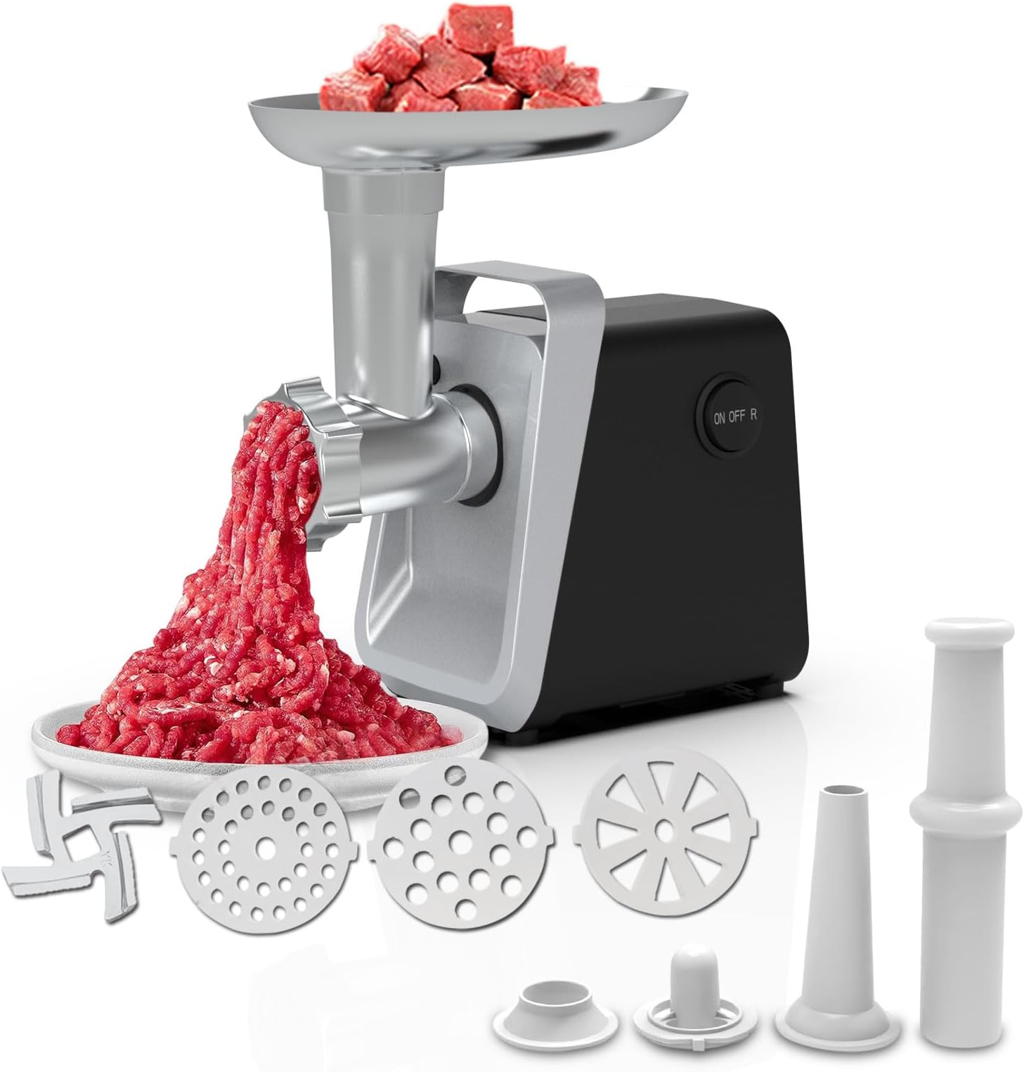 Amazon.com: Electric Meat Grinder, Sausage Stuffer Maker, 3000W Max ...