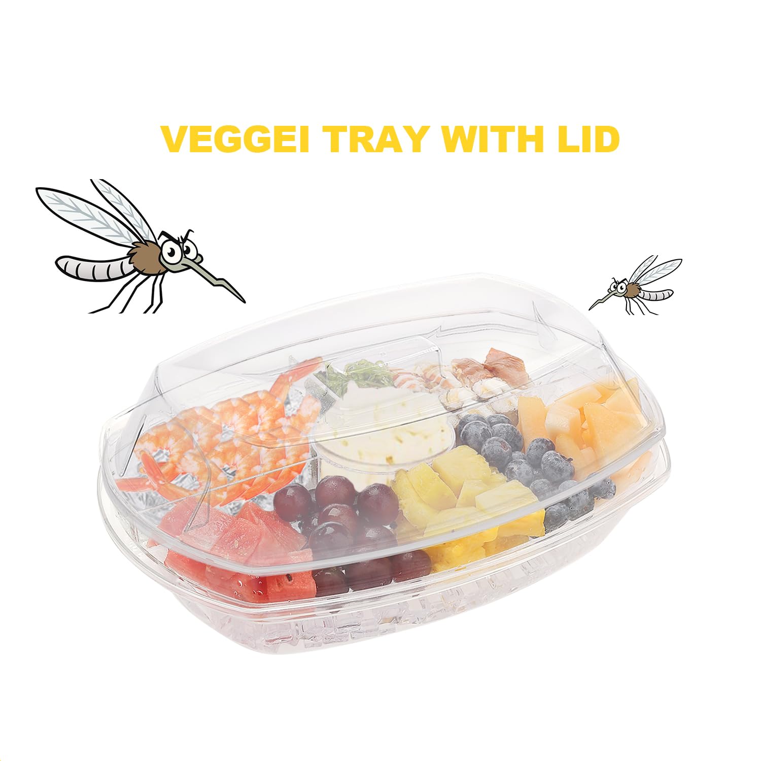 Snapklik.com : Chilled Serving Trays For Parties Buffet - Yatmung Fruit ...