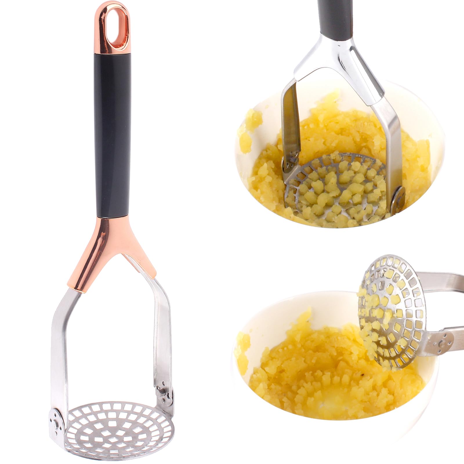 Snapklik.com : Potato Masher, Stainless Steel Mashed Potato Masher ...