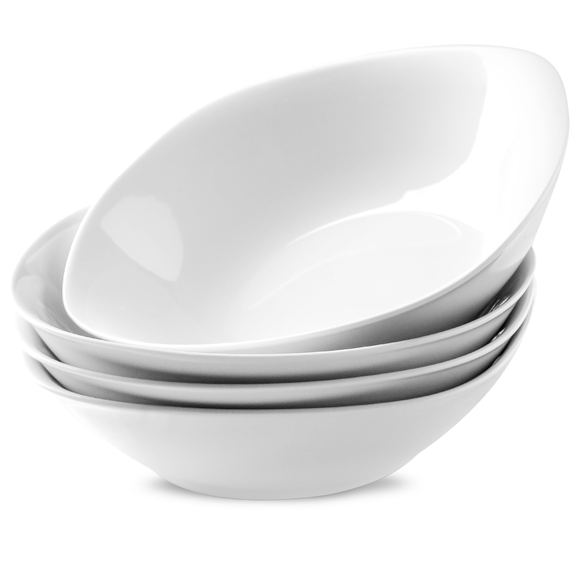Amazon.com | fMBB 4pcs Large Pasta Bowls, 35 OZ Porcelain Deep Dinner ...