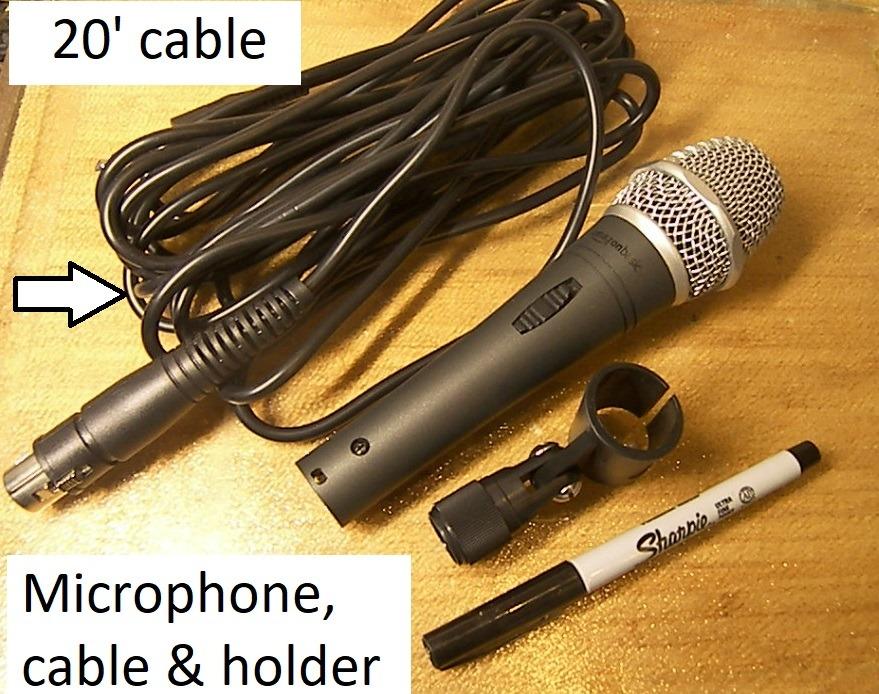 Amazon.com: Amazon Basics Dynamic Vocal Microphone - Super Cardioid ...