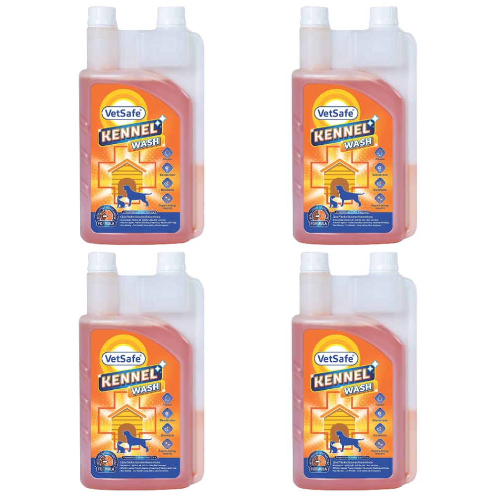 Buy VetSafe Kennel Wash | 4000 ML | Kennel Cleaner | Pet Floor Cleaner ...
