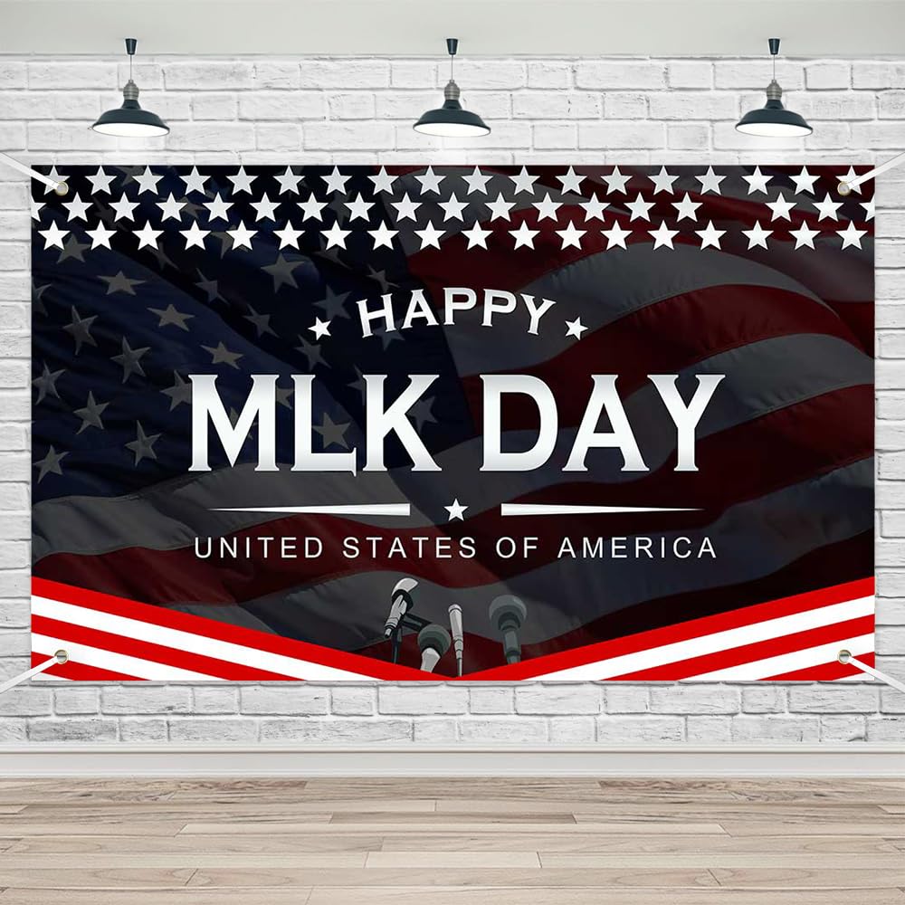 Amazon.com: Lofaris Martin Luther King Jr Banner - 70.8x43.3 Inch Kids ...