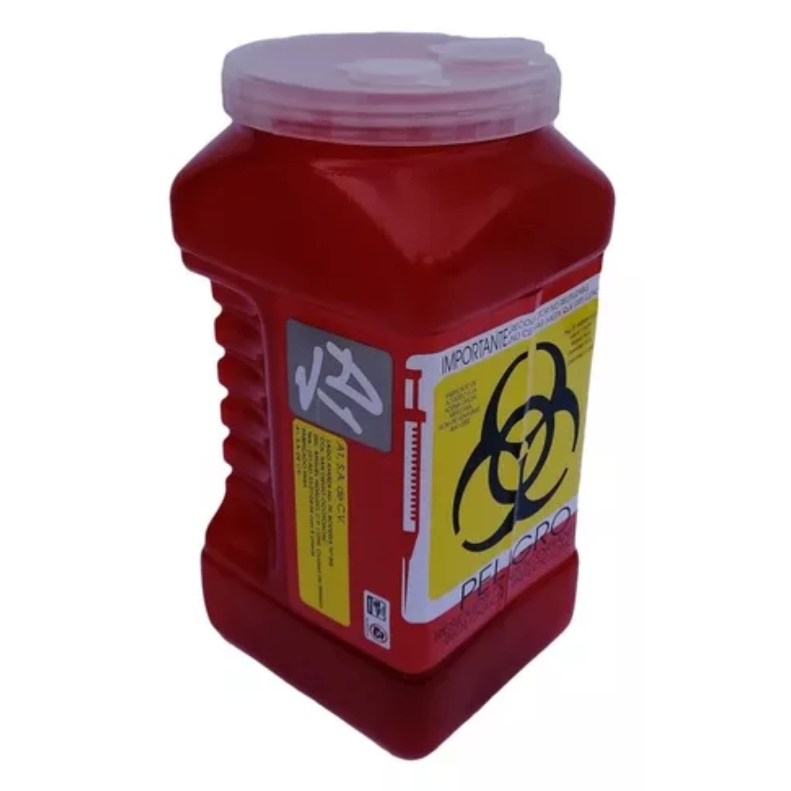 Bote RPBI Rojo Para Objetos Punzocortantes Capacidad 3 Litro Bote Para ...