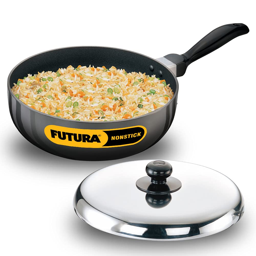 Buy Hawkins Futura Nonstick All-Purpose Pan with Stainless Steel Lid ...