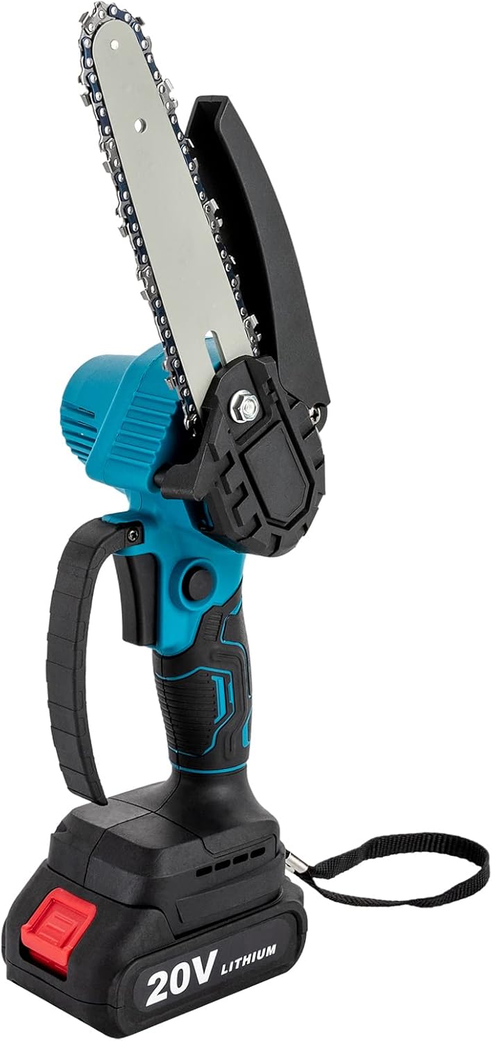 Amazon.com: Mini Chainsaw 6-Inch Cordless, Electric Power Chain Saw ...