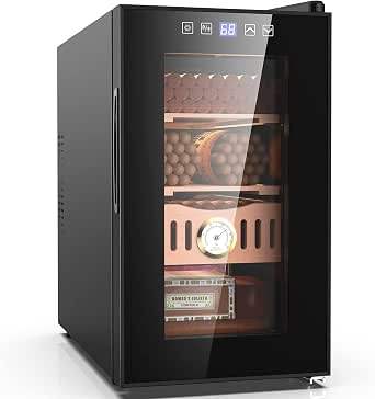 Amazon.com: Ecojoy 200 Counts Electric Humidor Cooler with Spanish ...
