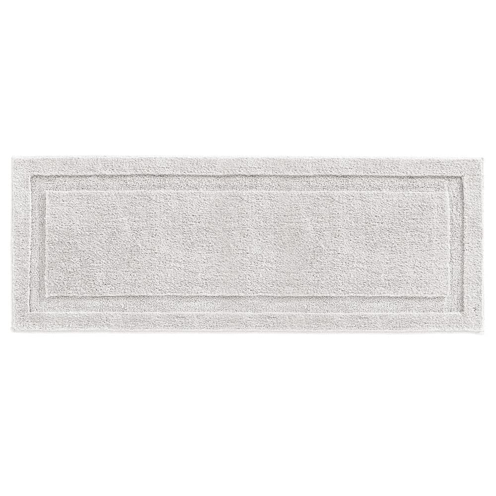 mDesign Large Modern Bath Mat Runner - Non-Skid Bathroom Runner Rug ...