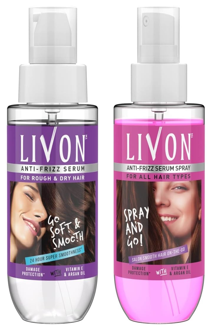 Buy Livon Hair Serum for Dry and Rough Hair 50 ml & Livon Hair Serum ...