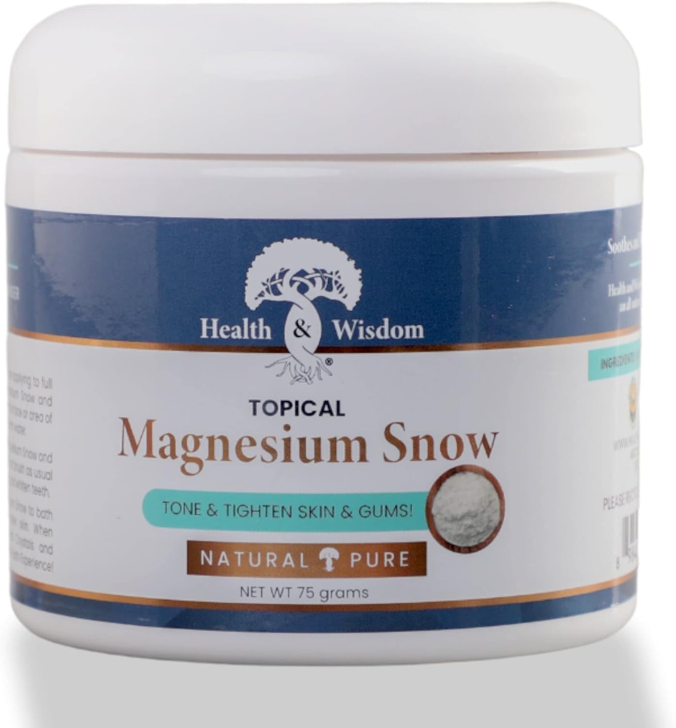 Brandclub - Heath and Wisdom Magnesium Snow - Magnesium Bath Soak ...