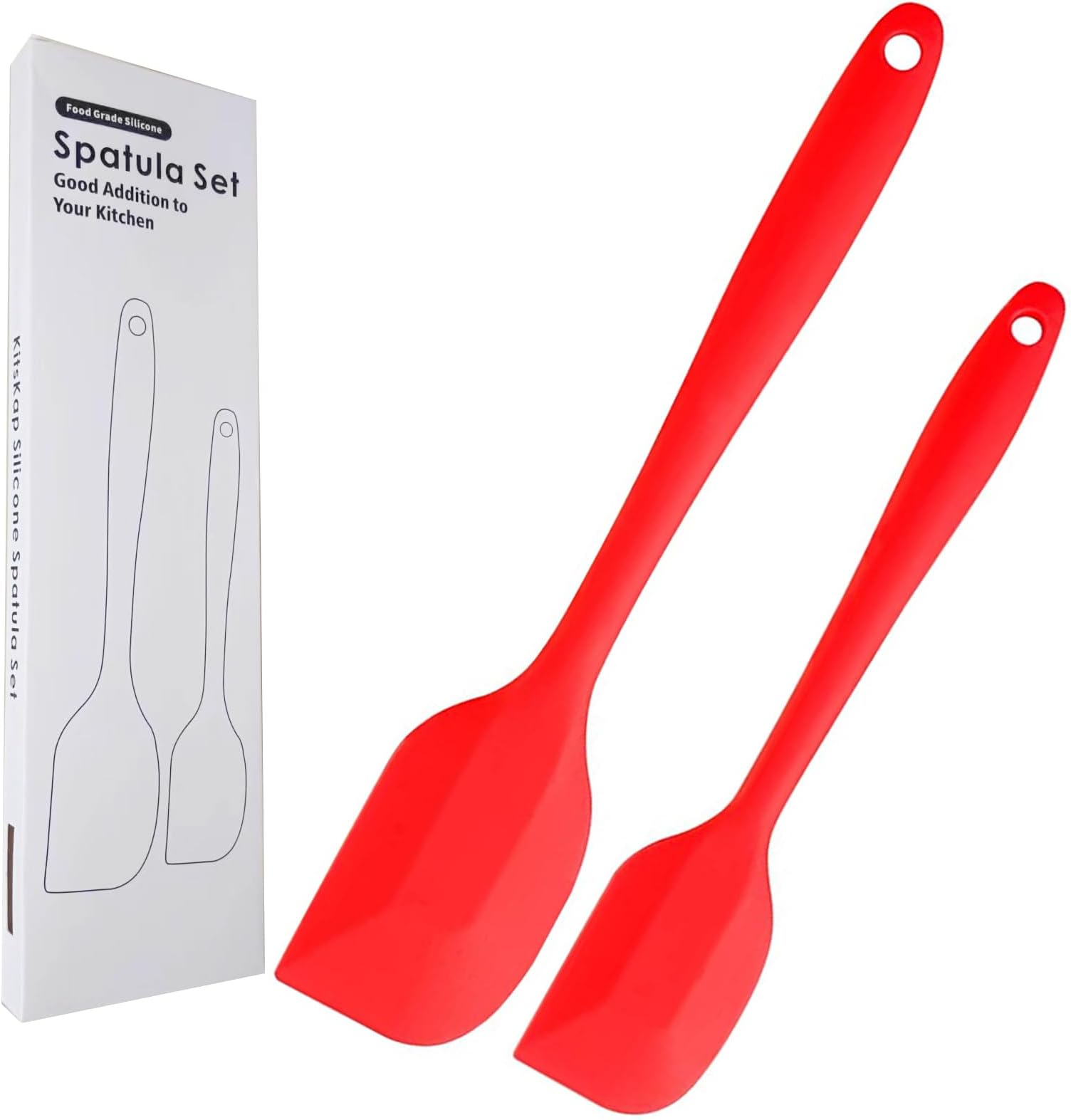 Amazon.com: Silicone Spatula Turner Set of 4, Heat Resistant Cooking ...