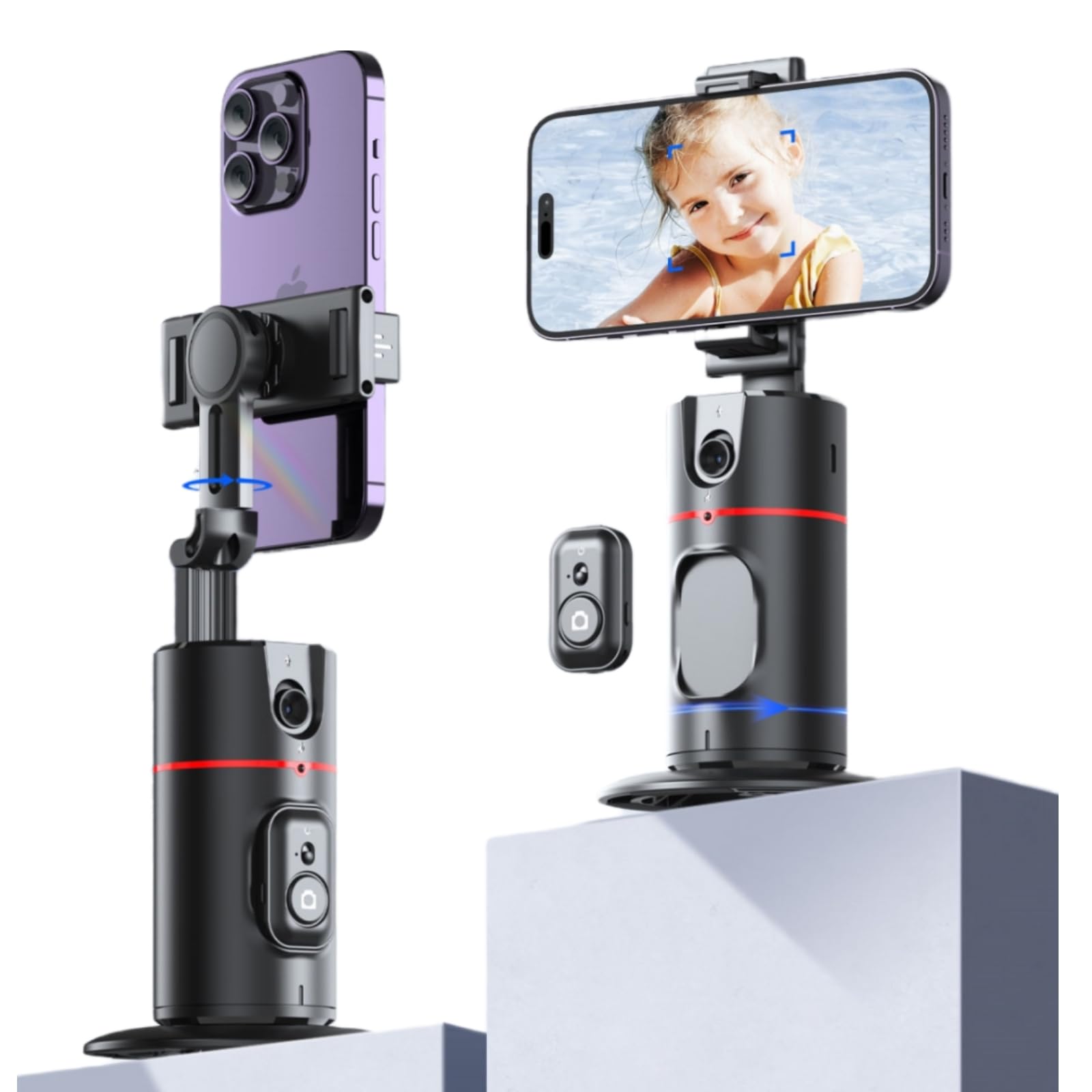 Amazon.com: Auto Face Tracking Tripod Remote Control, No App,Smart ...