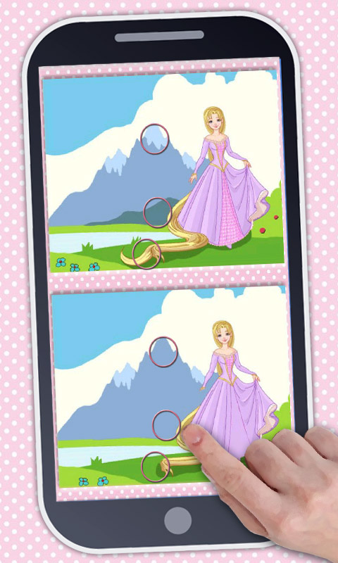 Spot differences: princesses:Amazon.com:Appstore for Android