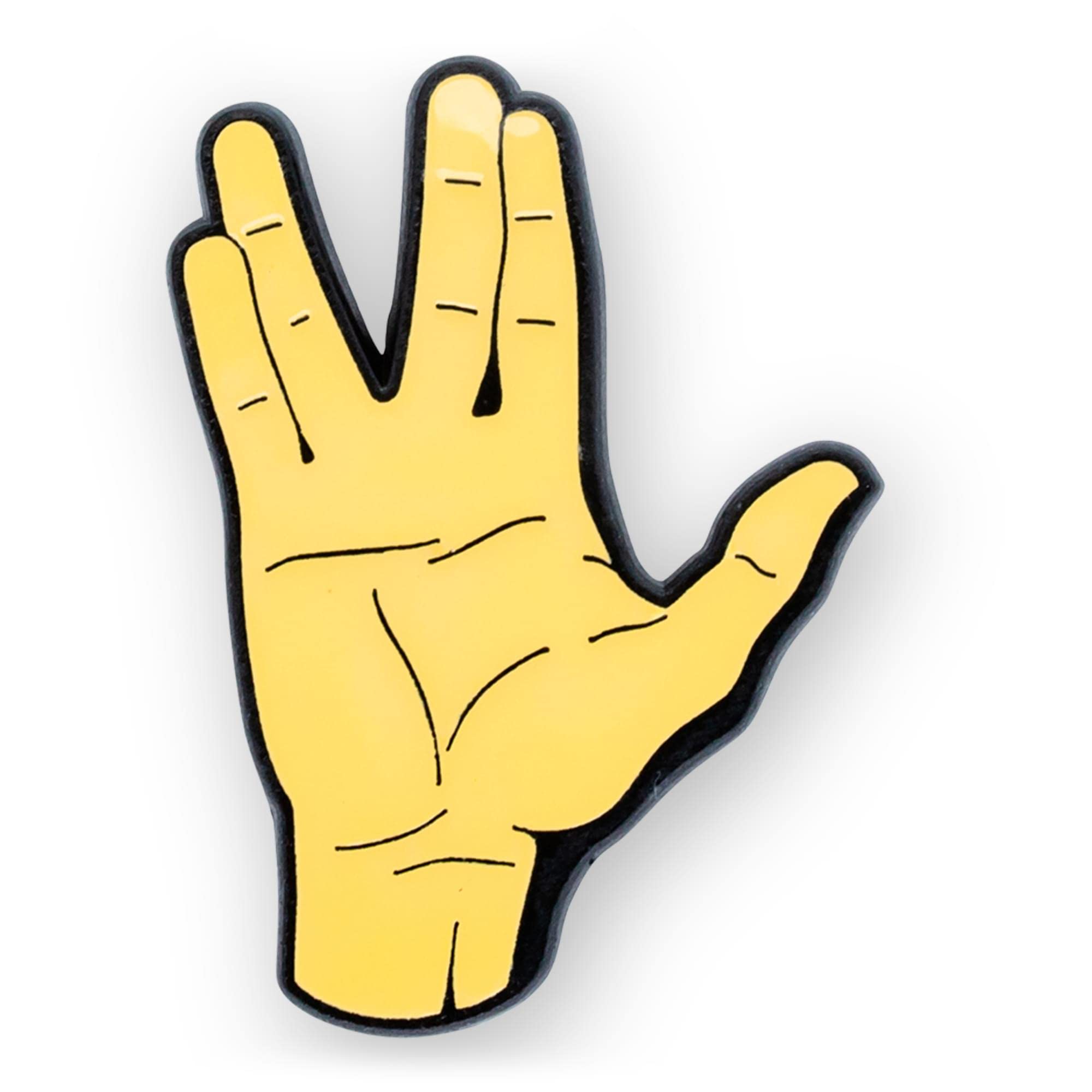 Amazon.com: Toynk Star Trek Spock Live Long And Prosper Salute Enamel ...