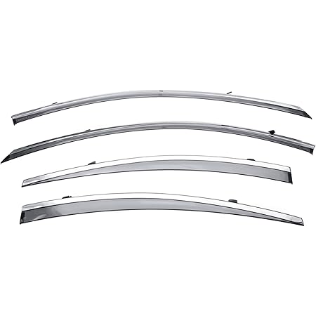 Amazon.com: WELLvisors For Subaru Ascent 19+ Window Visors Chrome Trim ...