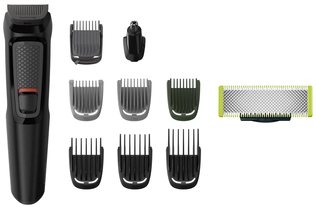 PHILIPS Multi Grooming Kit For Men Mg3710/65, 9-In-1 (New Model), Face ...