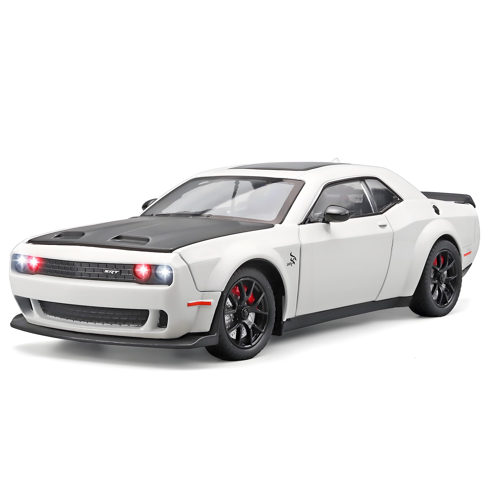 Snapklik.com : OANMYJJO Toddler Toy Cars 1/24 Challenger Hellcat Die ...