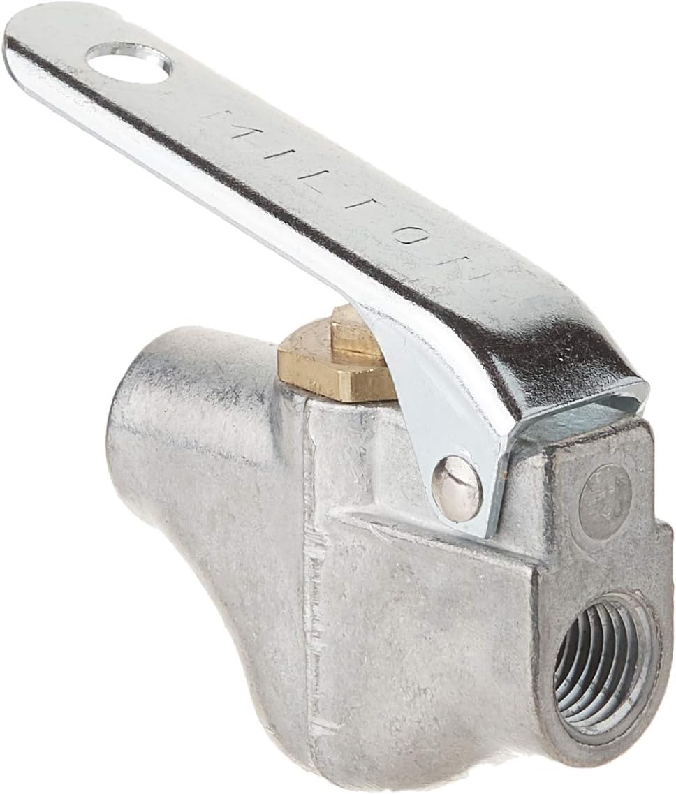 Milton 151 1/4" NPT Lever Style Blow Gun Control Valve - Box of 10 ...