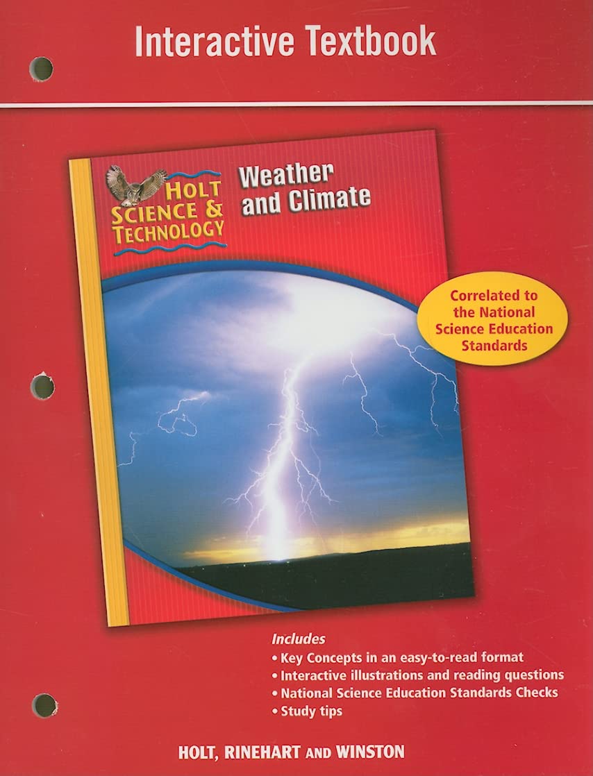 Weather and Climate, Grades 6-8 Interactive Textbook Course I: Holt ...
