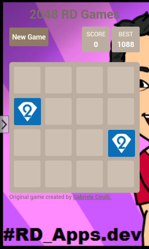 Aplicación 2048 RD Games en Amazon Appstore