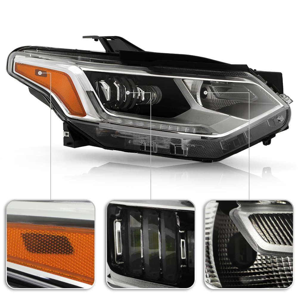 Snapklik.com : For 2018 2019 2020 2021 Chevy Traverse Factory LED Type ...