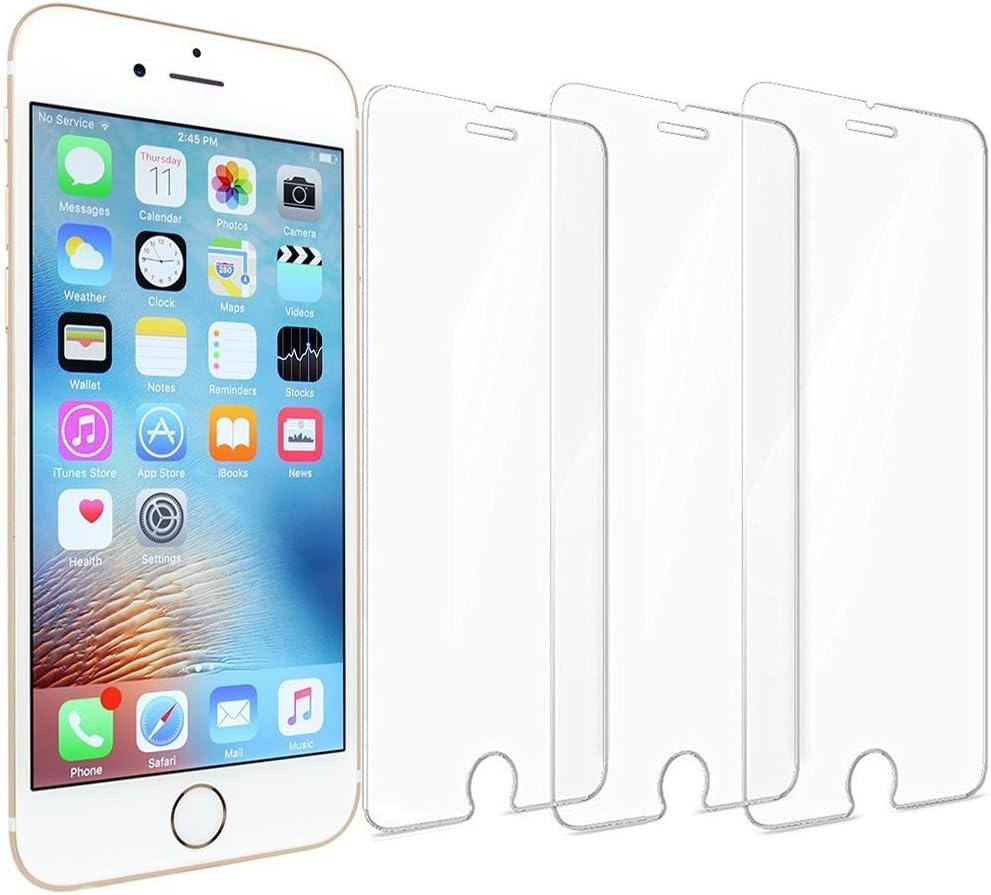 Amazon.com: iPhone 8 Screen Protector,iPhone 7 Screen Protector, 3 Pack ...