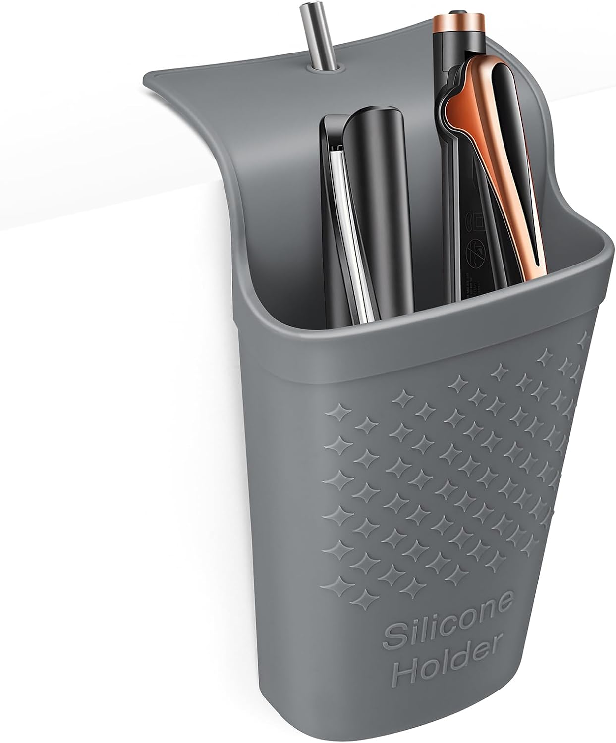 Amazon.com : ZAKRA Curling Iron Holder,Heat Resistant Silicone Holder ...