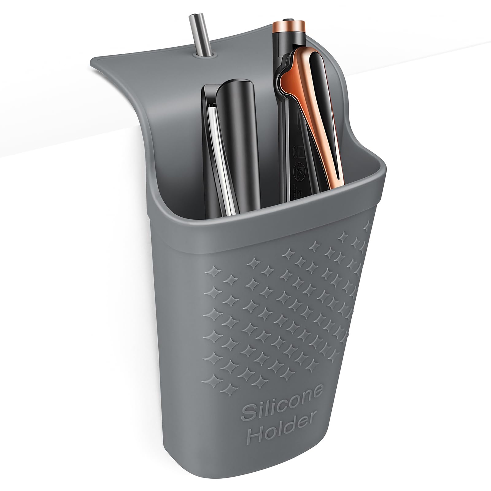 Amazon.com : ZAKRA Curling Iron Holder,Heat Resistant Silicone Holder ...