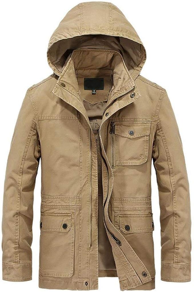 Autumn and Winter Simple Jacket Men's Casual Estilo Cotton Clothing ...