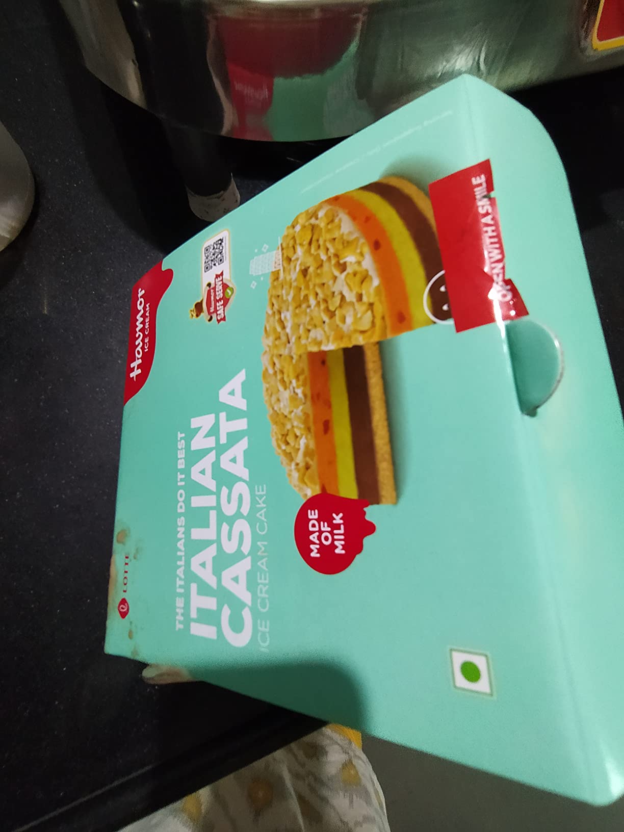 Havmor Italian Cassata Cake Ice Cream, 500 ml : Amazon.in: Grocery ...