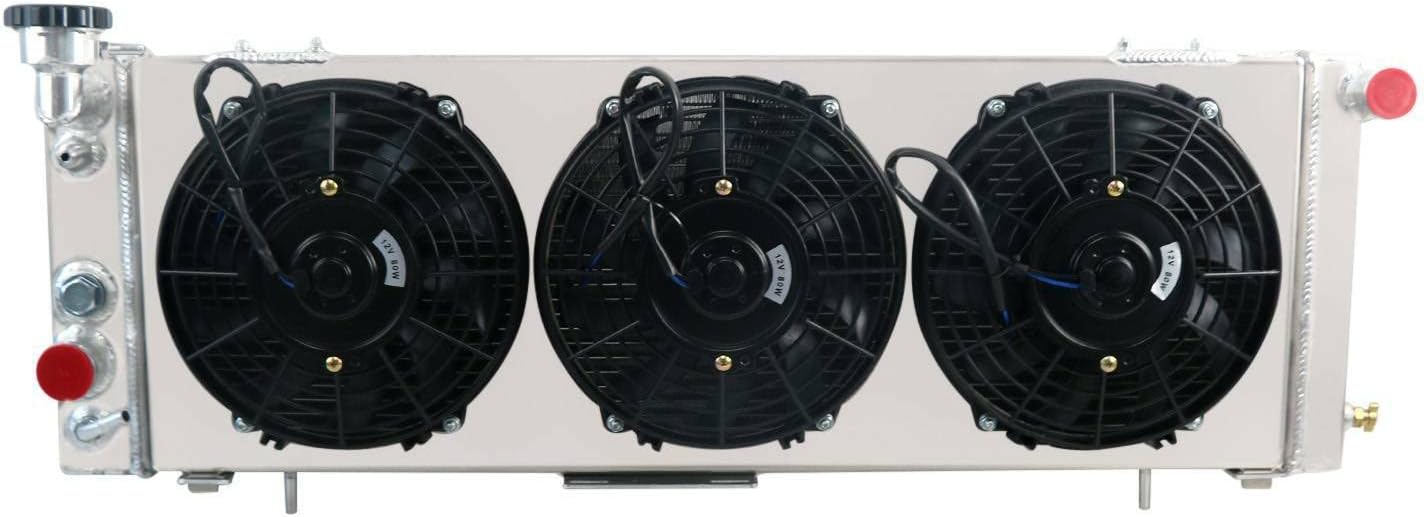 Amazon.com: ALLOYWORKS 4 Row Core Aluminum Radiator+Shroud Fan+Thermostat For 1991-2001 Jeep ...