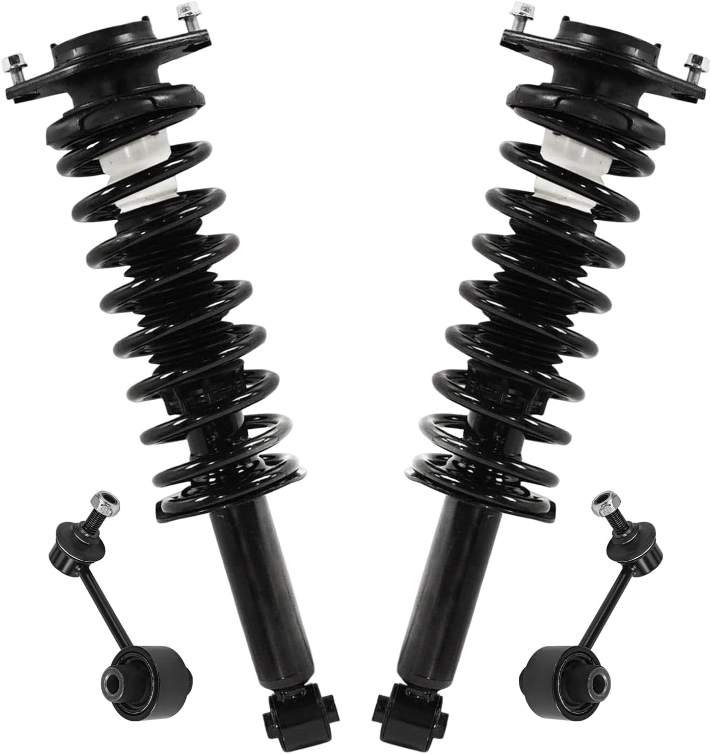 Amazon.com: Detroit Axle - Rear 4pc Struts Sway Bars for 2009-2013 ...