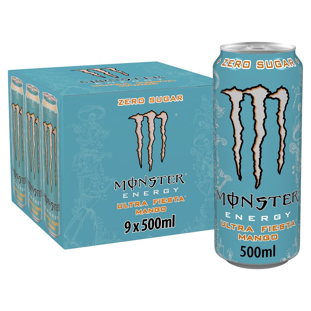 Monster Ultra Fiesta Energy Drink, 9 x 500ml : Amazon.co.uk: Grocery