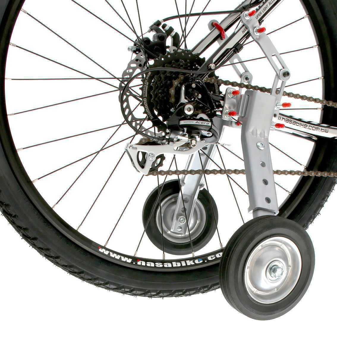 Adjustable Training Wheels Adults BIKE USA Heavy Duty Stabilizer
