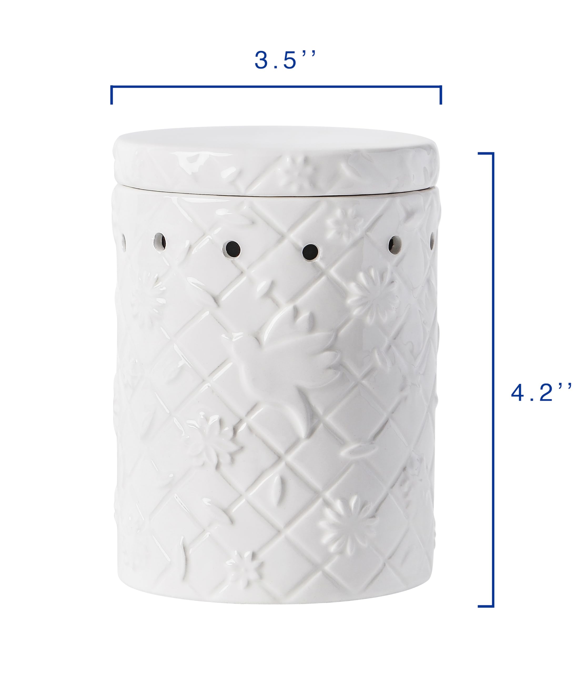 Snapklik.com : Birds In The Leaves Ceramic Garlic Keepper Garlic Holder ...