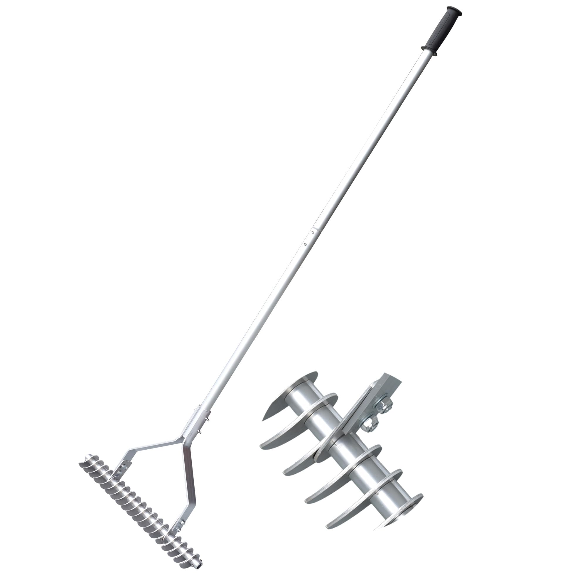 Amazon.com : RUIJIU Thatch Rake,20-Inch Wide Thatching Rake for Lawns ...