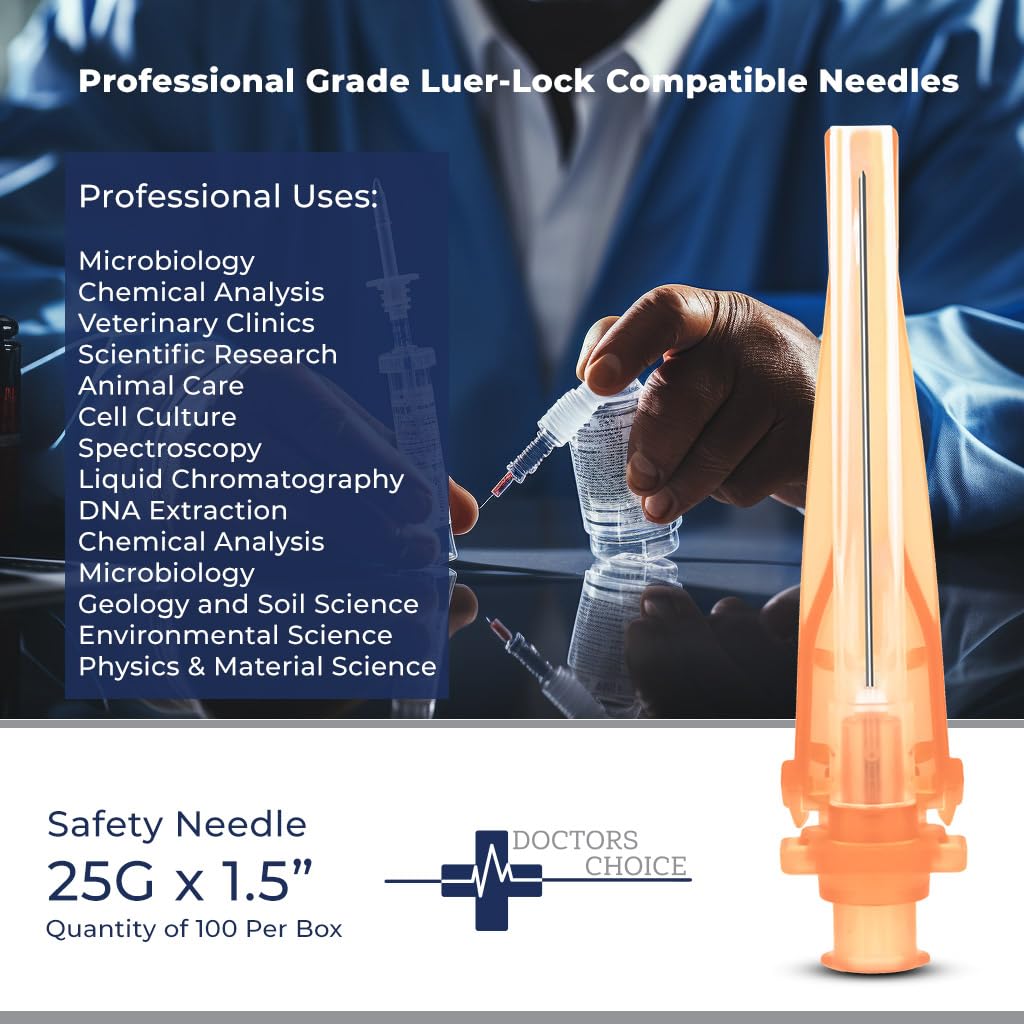 Snapklik.com : Safety Needles Luer Lock Compatible