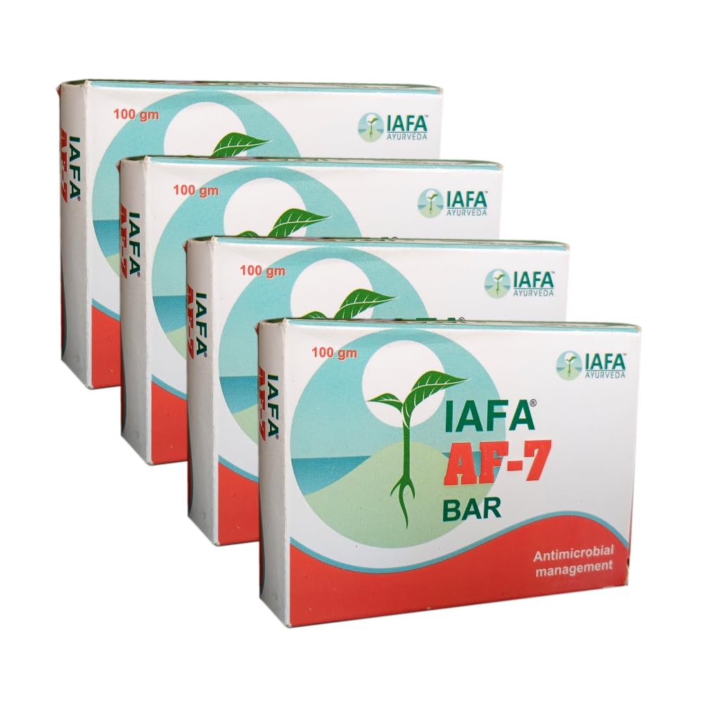 Iafa Af 7 Ayurvedic Anti Fungal Soap 100gm 4 Pack | Desertcart INDIA