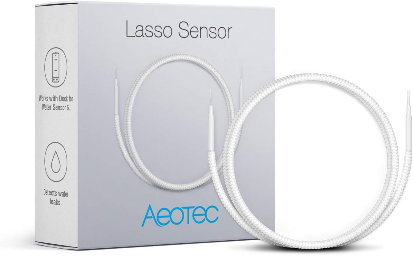 Aeotec Lasso Sensor for Water Sensor 6 for Home Security Z-Wave Plus ...