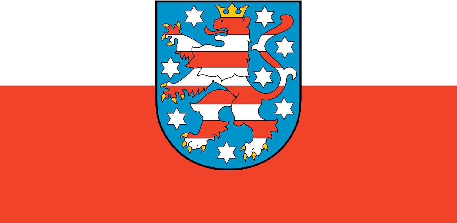 Amazon.com : magFlags XL+ Flag Thuringia | landscape flag | 2.4m² ...