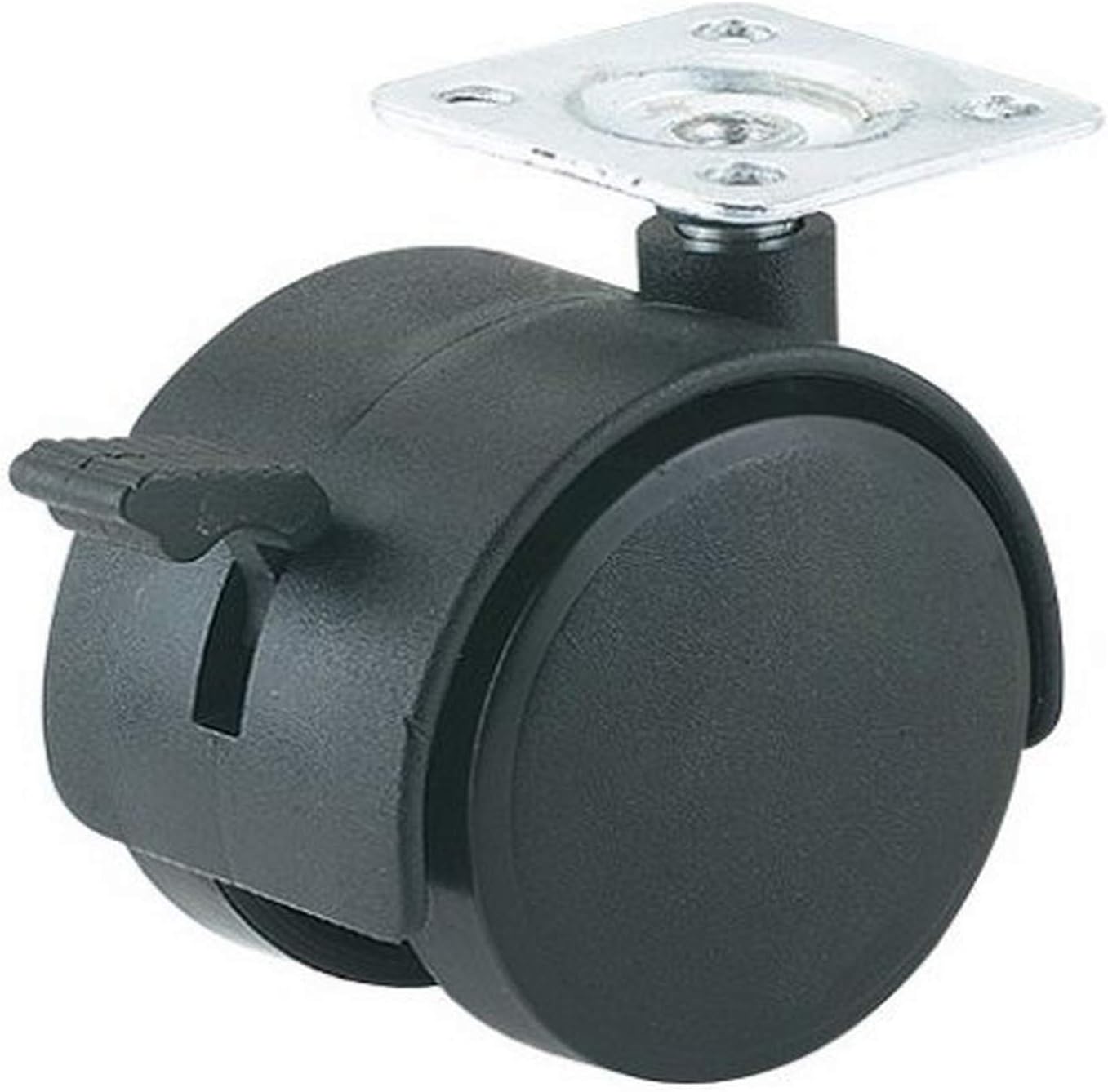 Amazon.com: Steelex D2634 2-Inch Black Nylon Furniture Swivel Plate ...