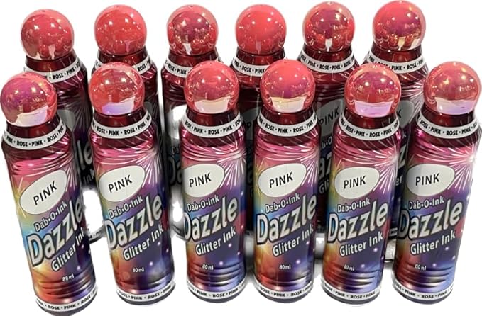 Amazon.com: Dab-O-Ink Dazzle One Dozen 3oz Pink Bingo Dauber : Toys & Games