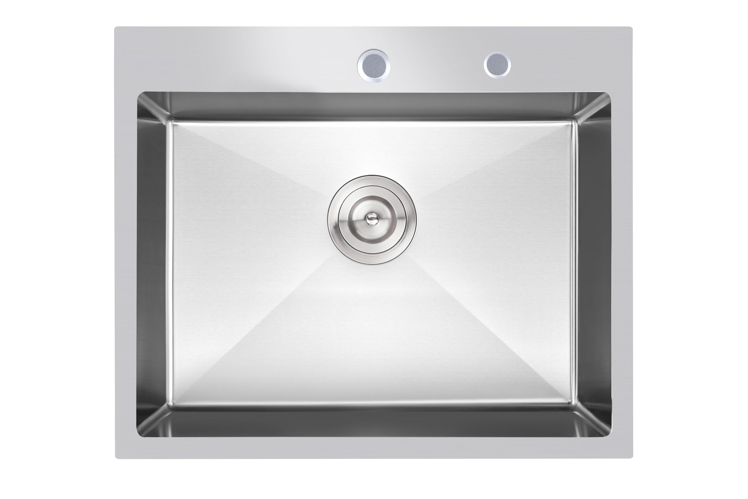 Snapklik.com : TSIBOMU Silver 27 Inch Drop In Kitchen Sink
