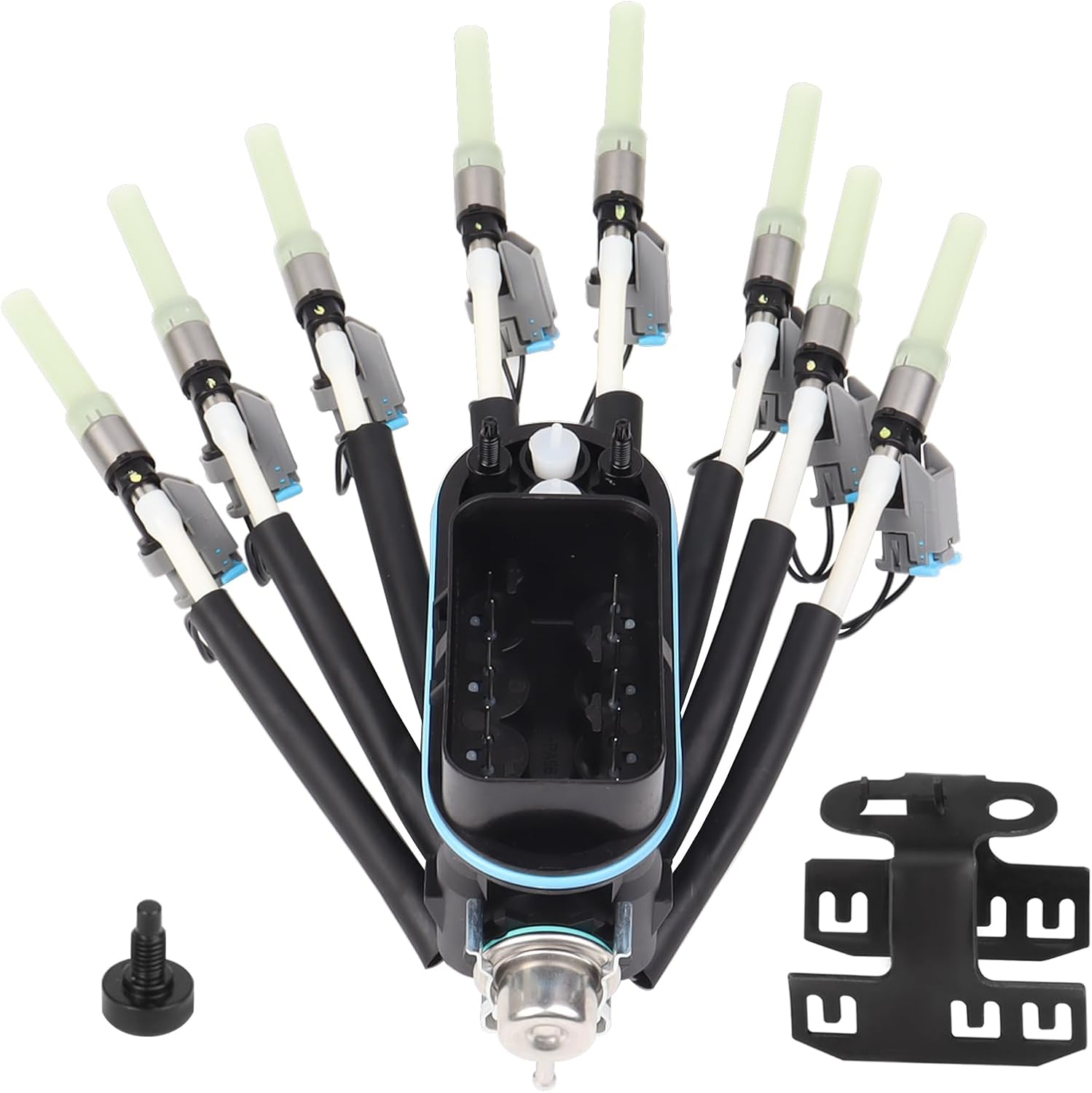 Amazon.com: Spider Fuel Injectors Assembly FJ504 8 Cylinder w/Bracket ...