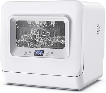 Amazon.com: Countertop Dishwasher Fully Automatic Home Installation ...
